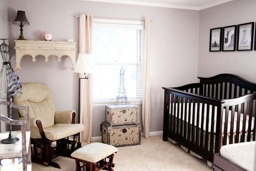 Parisian Inspired Nursery Design | Baby Room Ideas